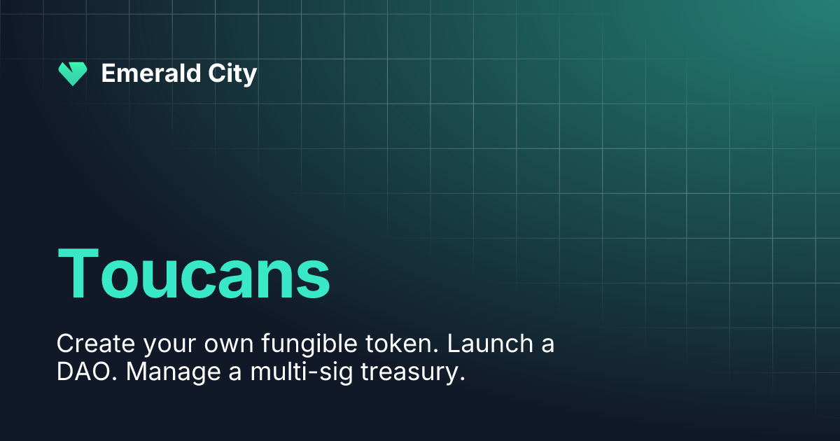 Toucans | Emerald City