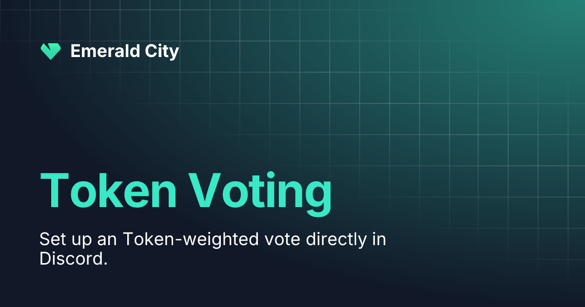 Token Voting | Emerald City